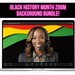 Juneteenth Zoom Backgrounds: Black History Month Virtual Backdrop ...