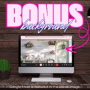 Spring Farmhouse Porch Zoom Background, Cozy Springtime Cottagecore ...