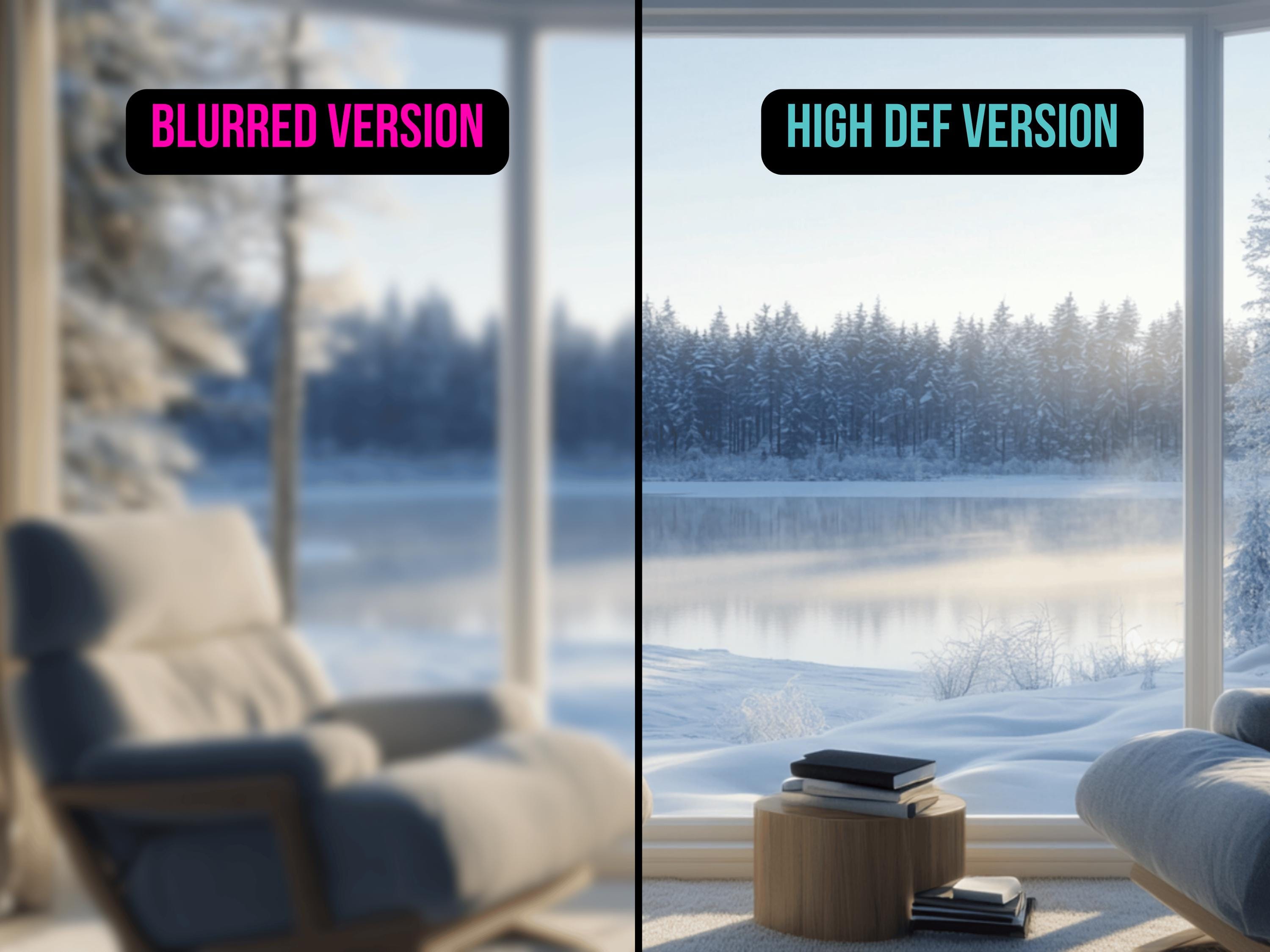Cozy Winter Zoom Background Serene Snowy Forest & Lake View | Zoom Home ...