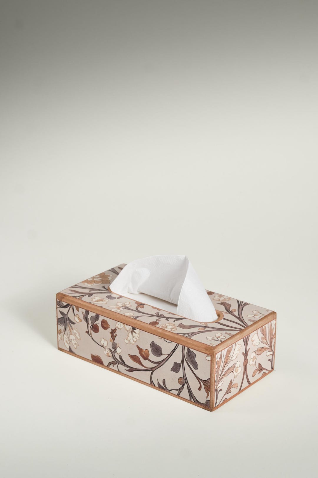 Rustic Wooden Tissue Holder, Tissue Cover, Wooden Kleenex Box ...