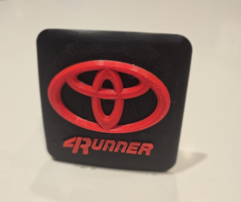 Toyota 4runner Hitch Cover in Black | Receiver Plug With 3D Printed ...