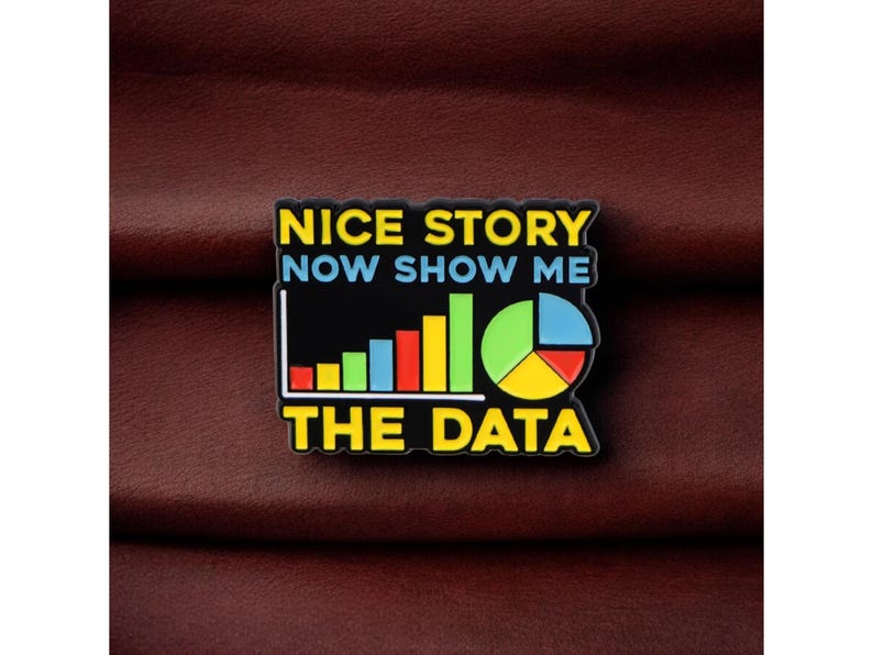 Funny Data Scientist Enamel Pin: Meme Lapel Badge - Etsy