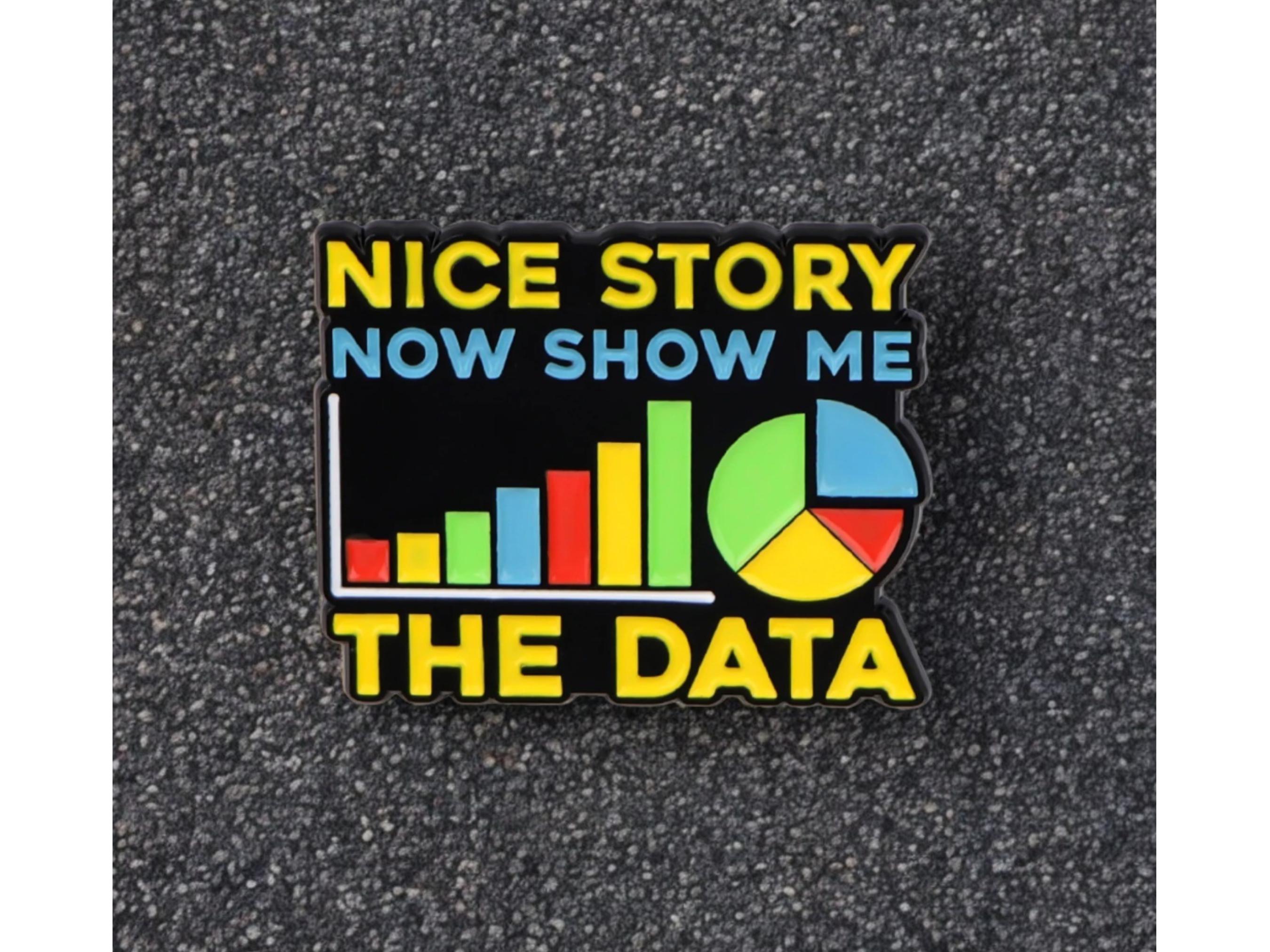 Funny Data Scientist Enamel Pin: Meme Lapel Badge - Etsy