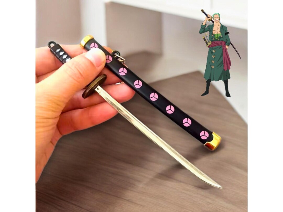 Roronoa Zoro Sword Keychain, Pirate Hunter Keychain, Anime Character ...