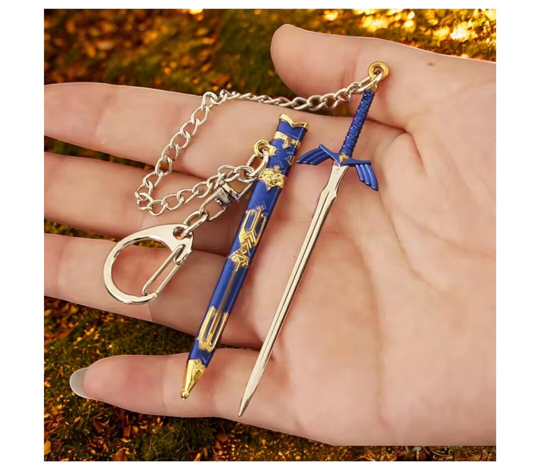 Game Zelda Master Sword Key Chains, Cosplay Openable Keychain Props ...