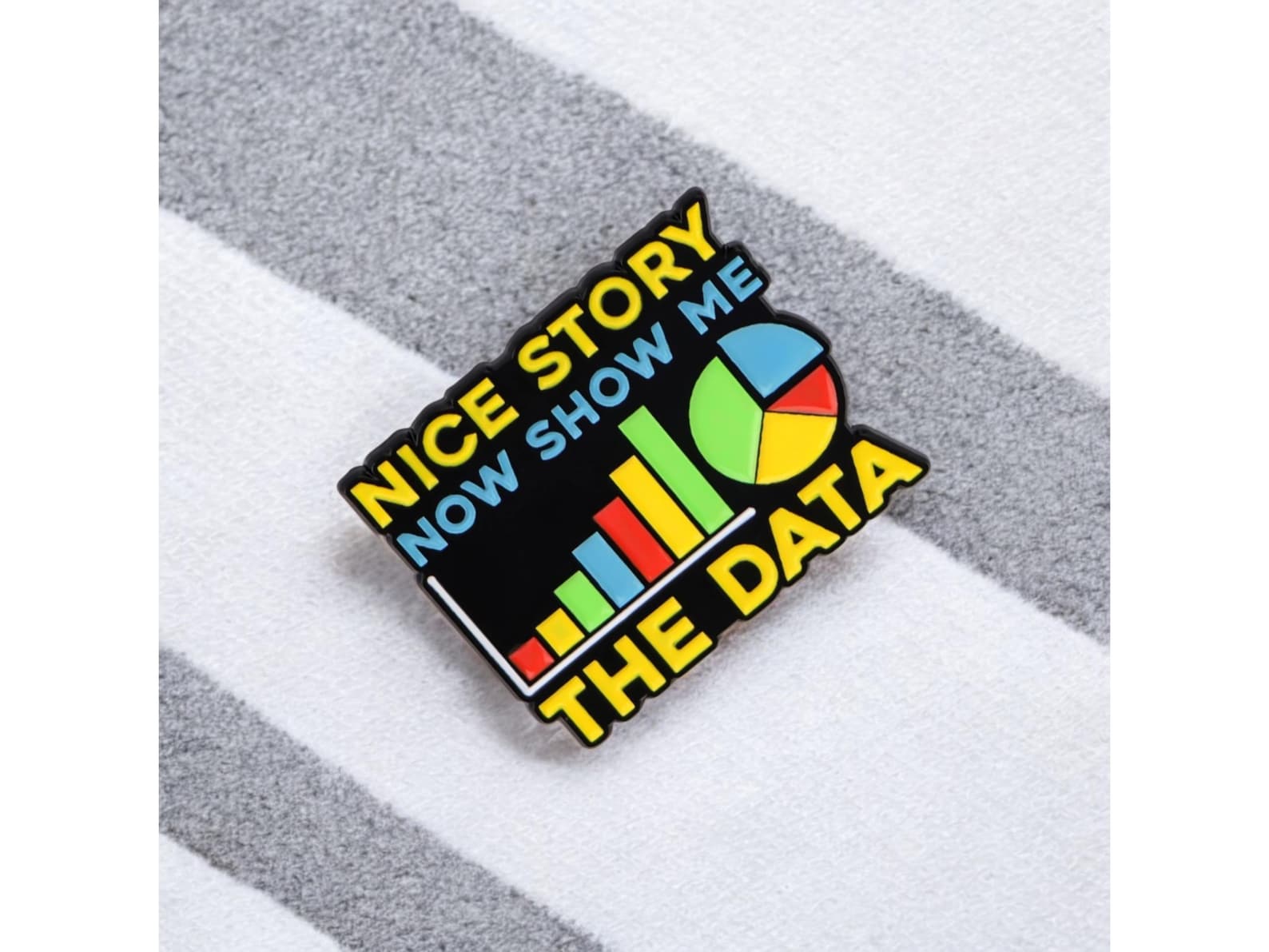 Funny Data Scientist Enamel Pin: Meme Lapel Badge - Etsy