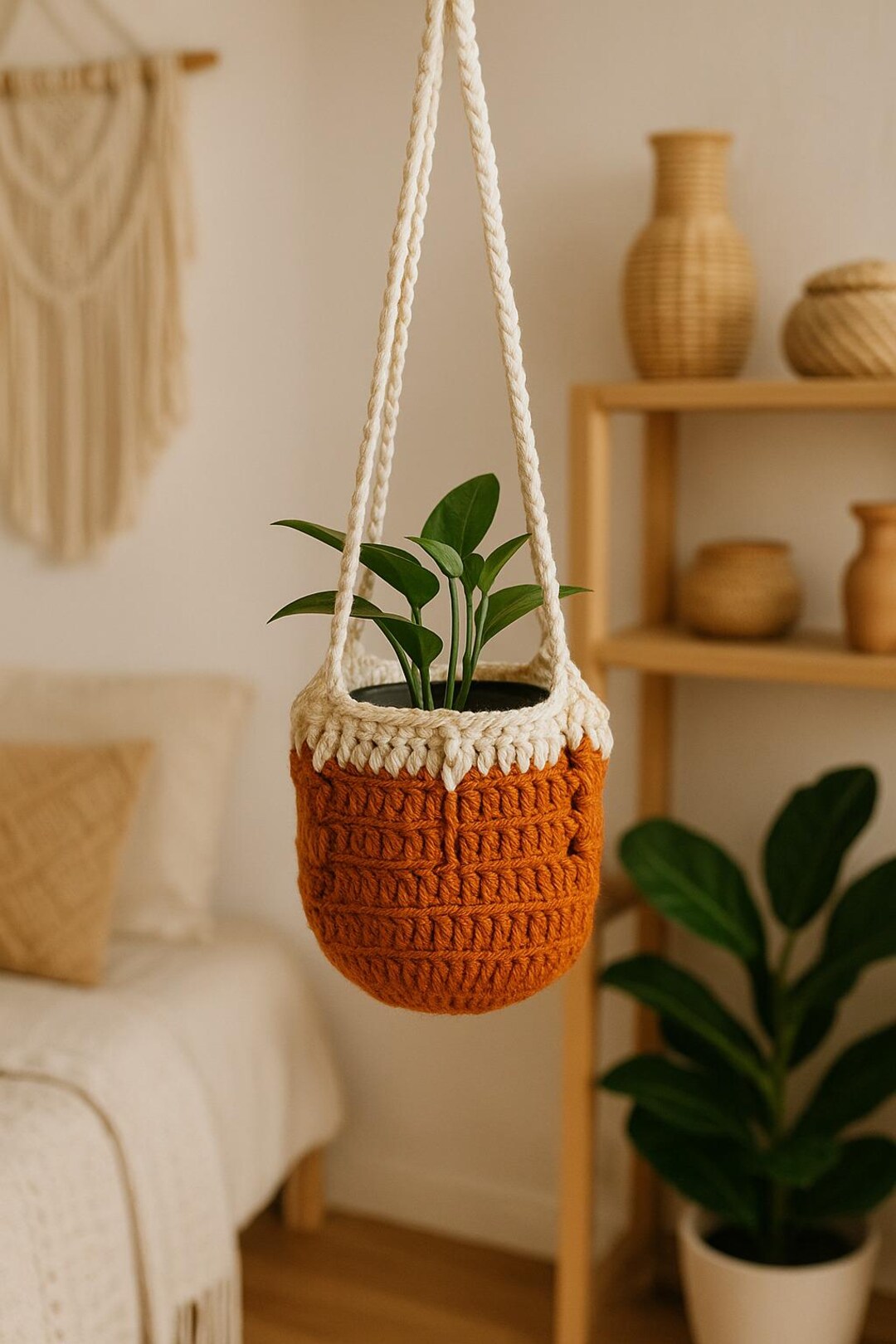 Crochet Planter Holders | Hanging Planters | Crochet Home Decor ...