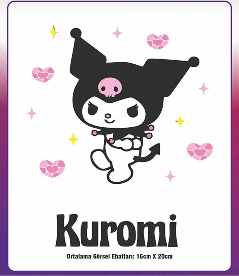 Kuromi and Melody Iron-on Transfer Printing Types - Etsy