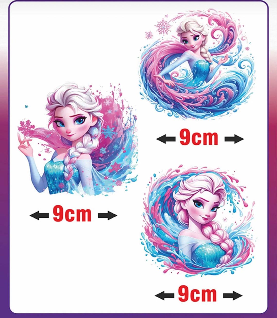 Elsa and Barbie Iron-on Transfer Printing Types - Etsy