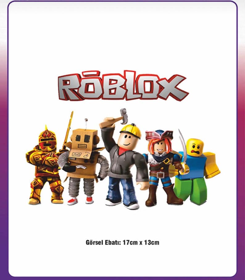 Roblox Iron on Transfer Printing Types - Etsy