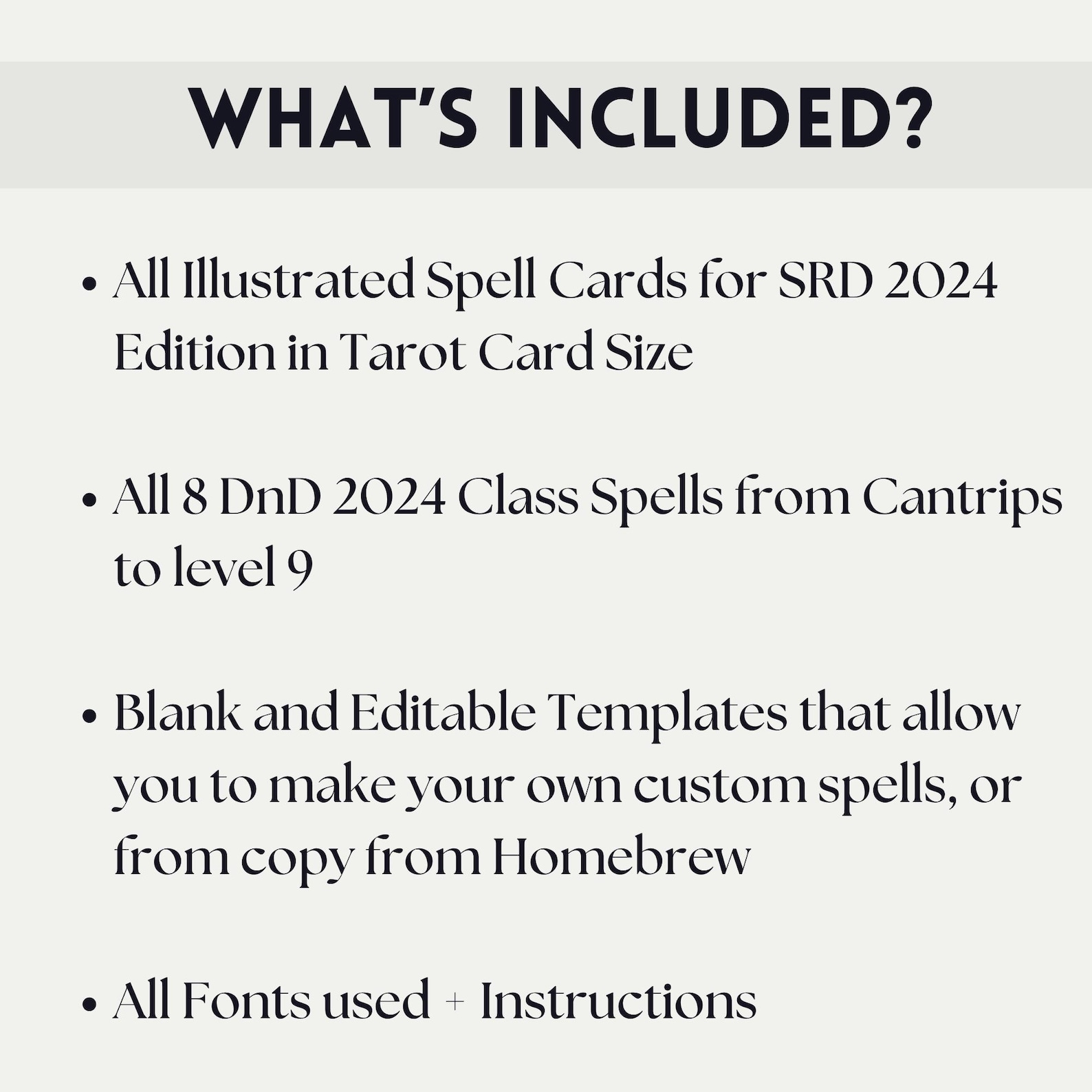 Dnd Spell Cards 5e Bundle Set Illustrated New Digital Download ...