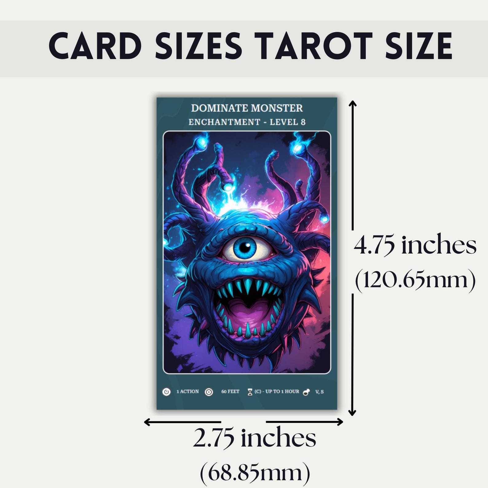 Dnd Spell Cards 5e Bundle Set Illustrated New Digital Download Dungeons ...