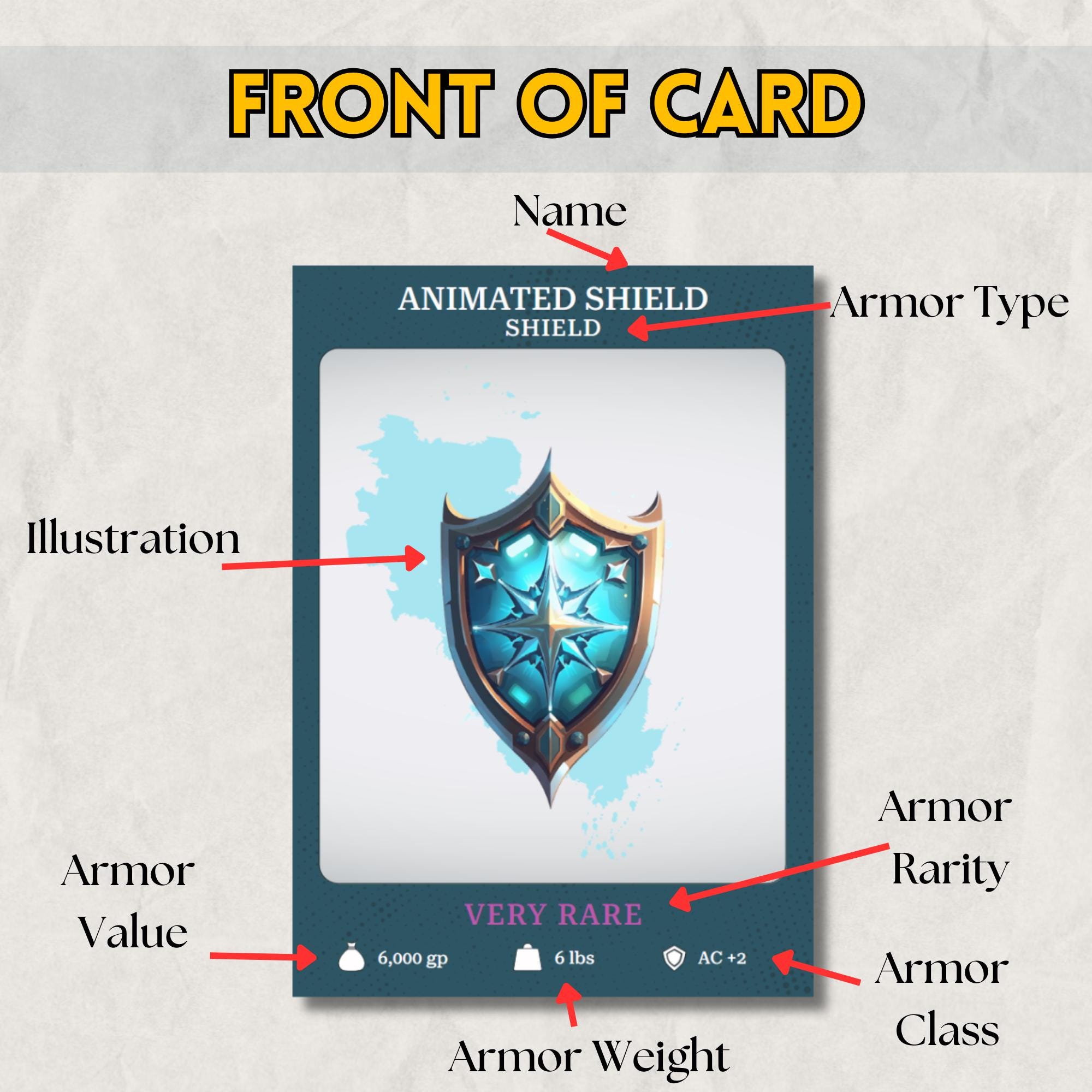 27 Dnd Illustrated Armor Cards Bundle New Digital Download 2024 ...