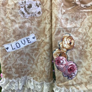 Artsy Art to Wear Womens Rose Applique Pantaloons Bloomers Unique OOAK ...