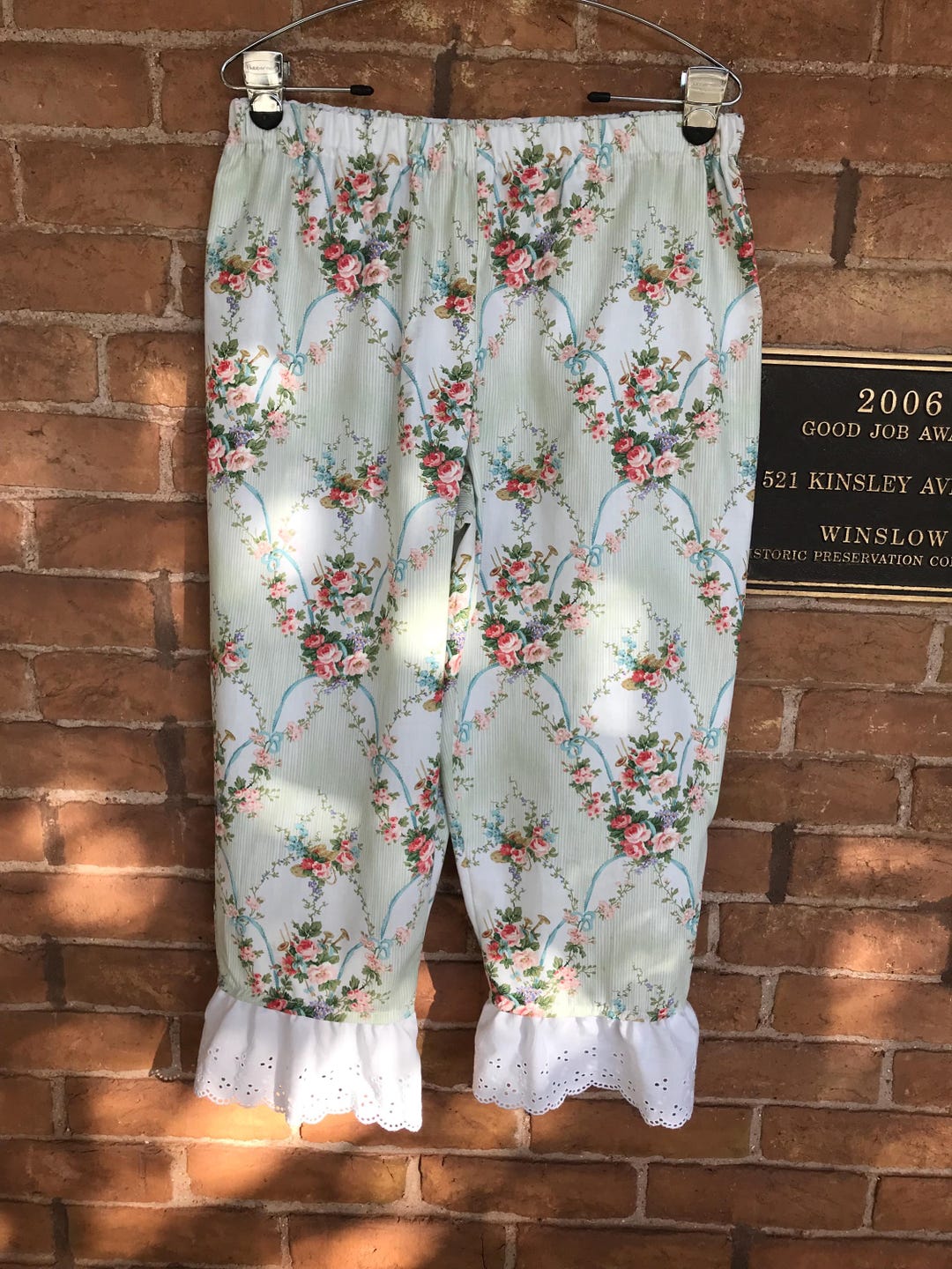 Art to Wear Womens Pantaloons Bloomers Vintage French Fabric Eyelet ...