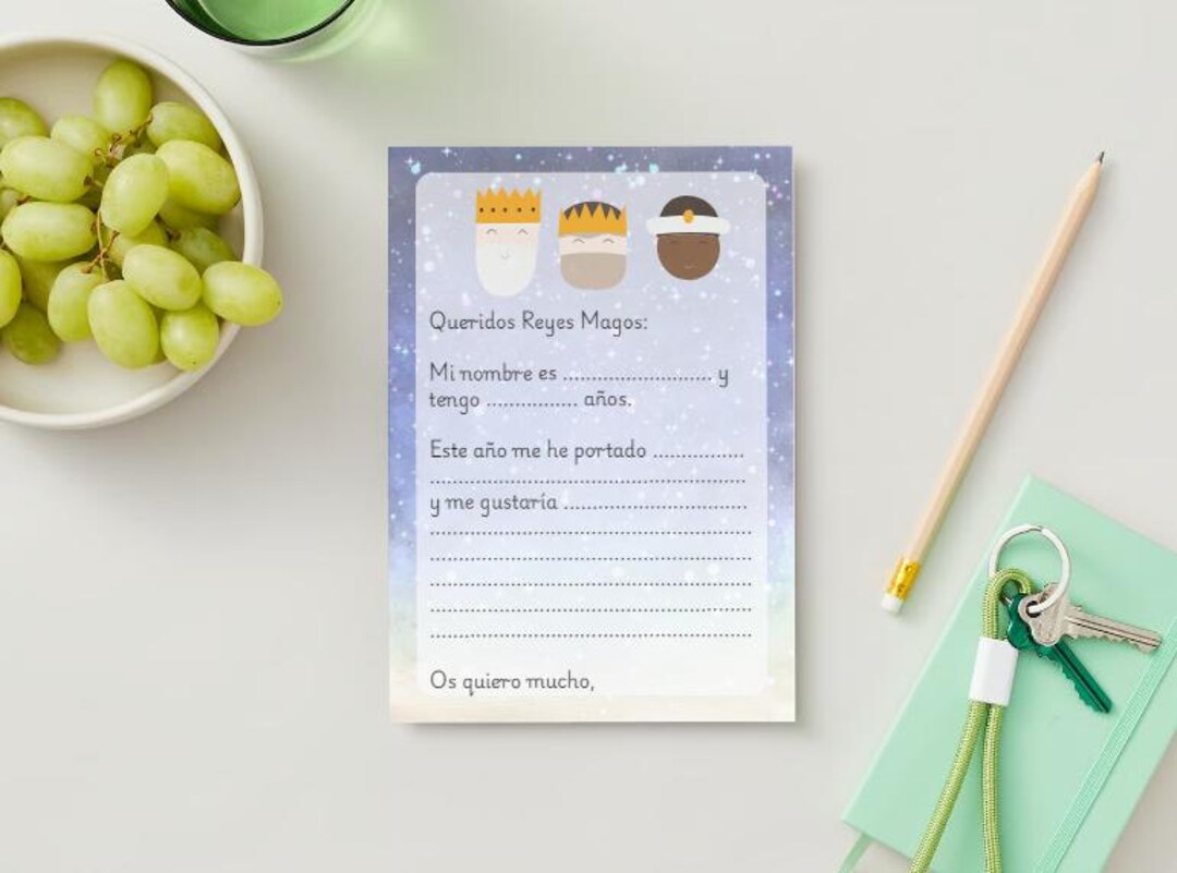 Letter to the Three Wise Men spanish. - Etsy