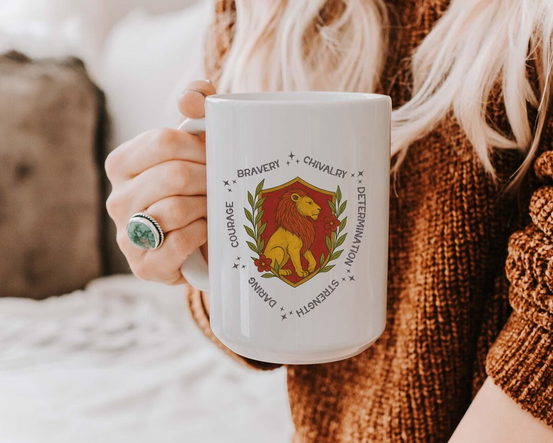 Wizard House Bravery House Mug, Magic House Inspired Holiday Mug ...