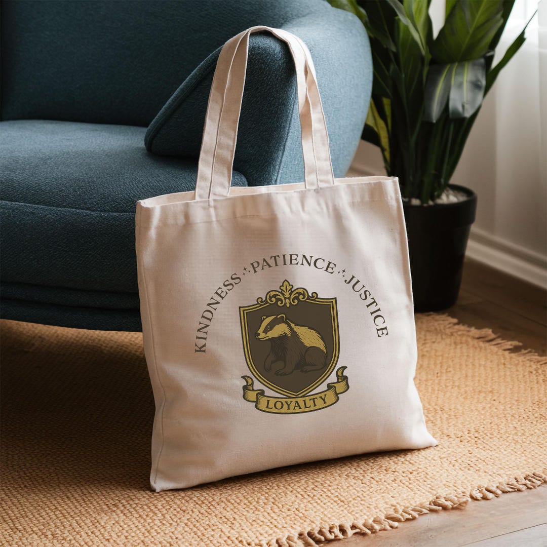 Fantasy Loyalty Crest Tote Bag, Bookish Fandom Gift - Etsy