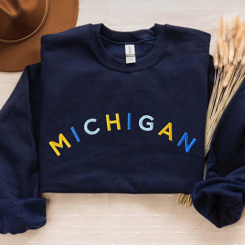 Michigan Sweatshirt - Etsy