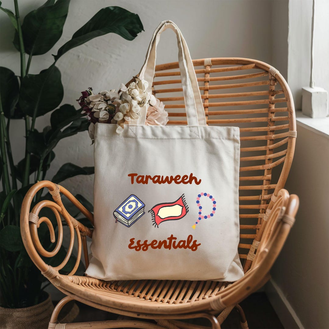 Taraweeh Tote Bag, Ramadan Gift Bag, Taraweeh Essentials Tote - Etsy