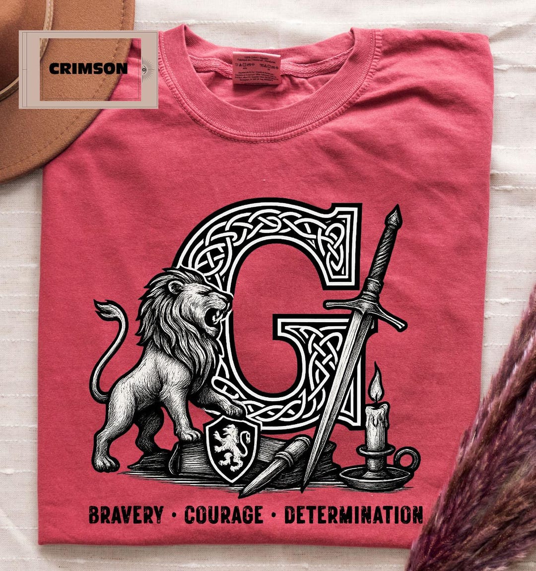 Comfort Colors Wizarding House Shirt, Bravery House Fantasy Tee - Etsy