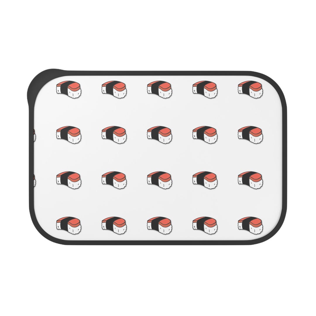 Spam Musubi Bento Box With Utensils, Perfect for Lunch at Work or ...