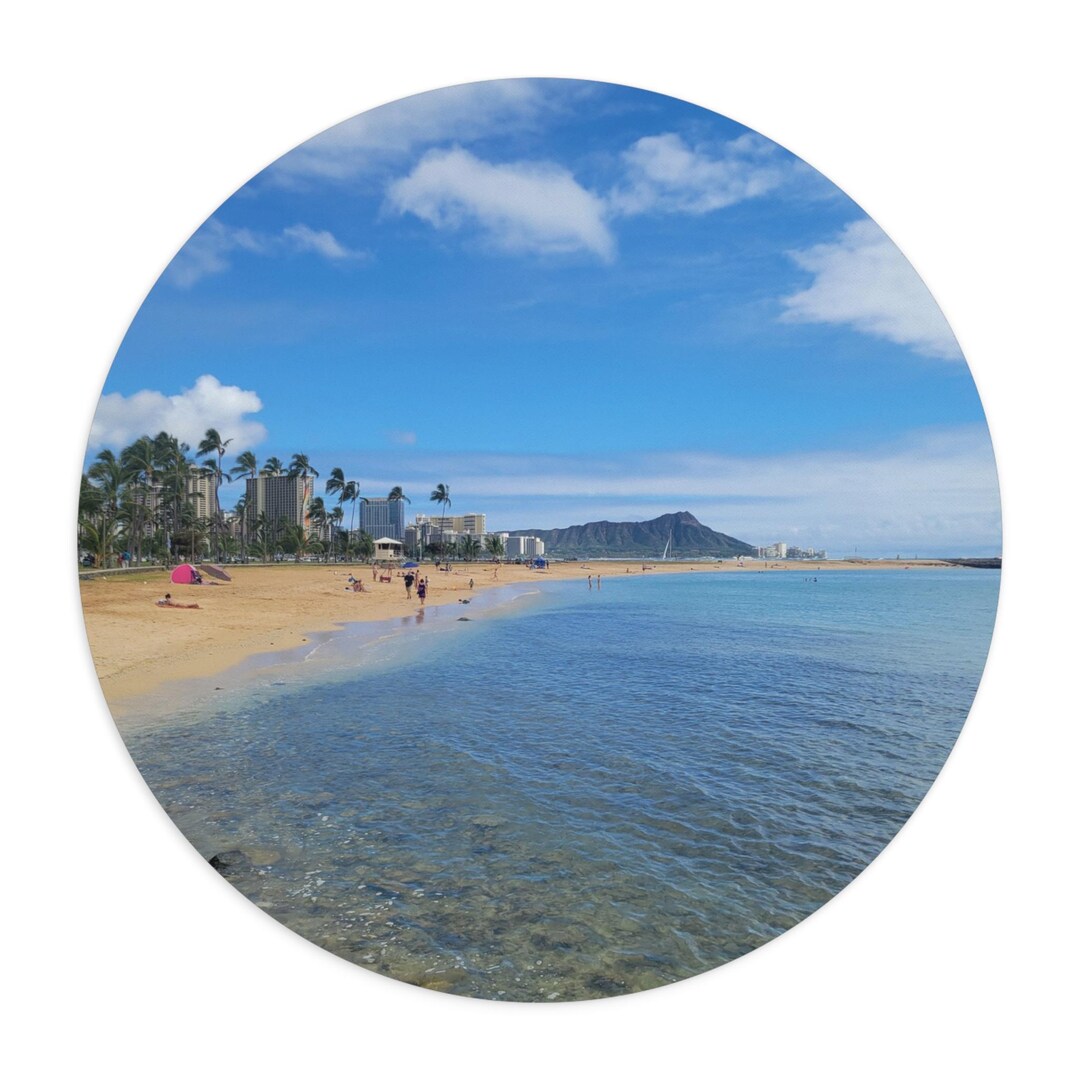 Hawaii Beach Scene Mouse Pad - Etsy