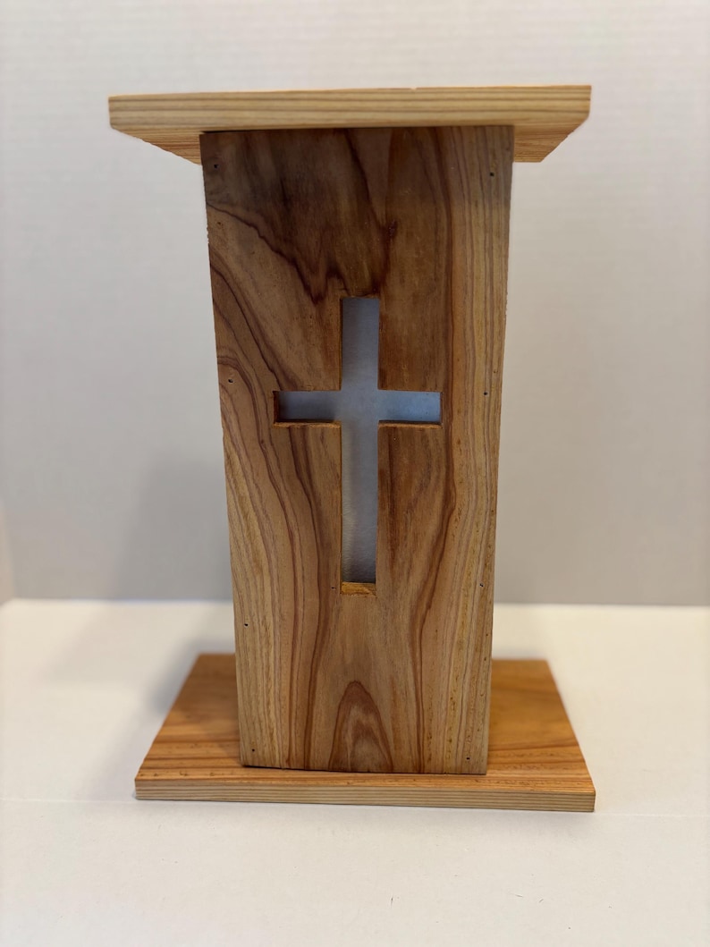 Multi Color Backlit Cross Shadow Box Centerpiece Decoration, Easter ...