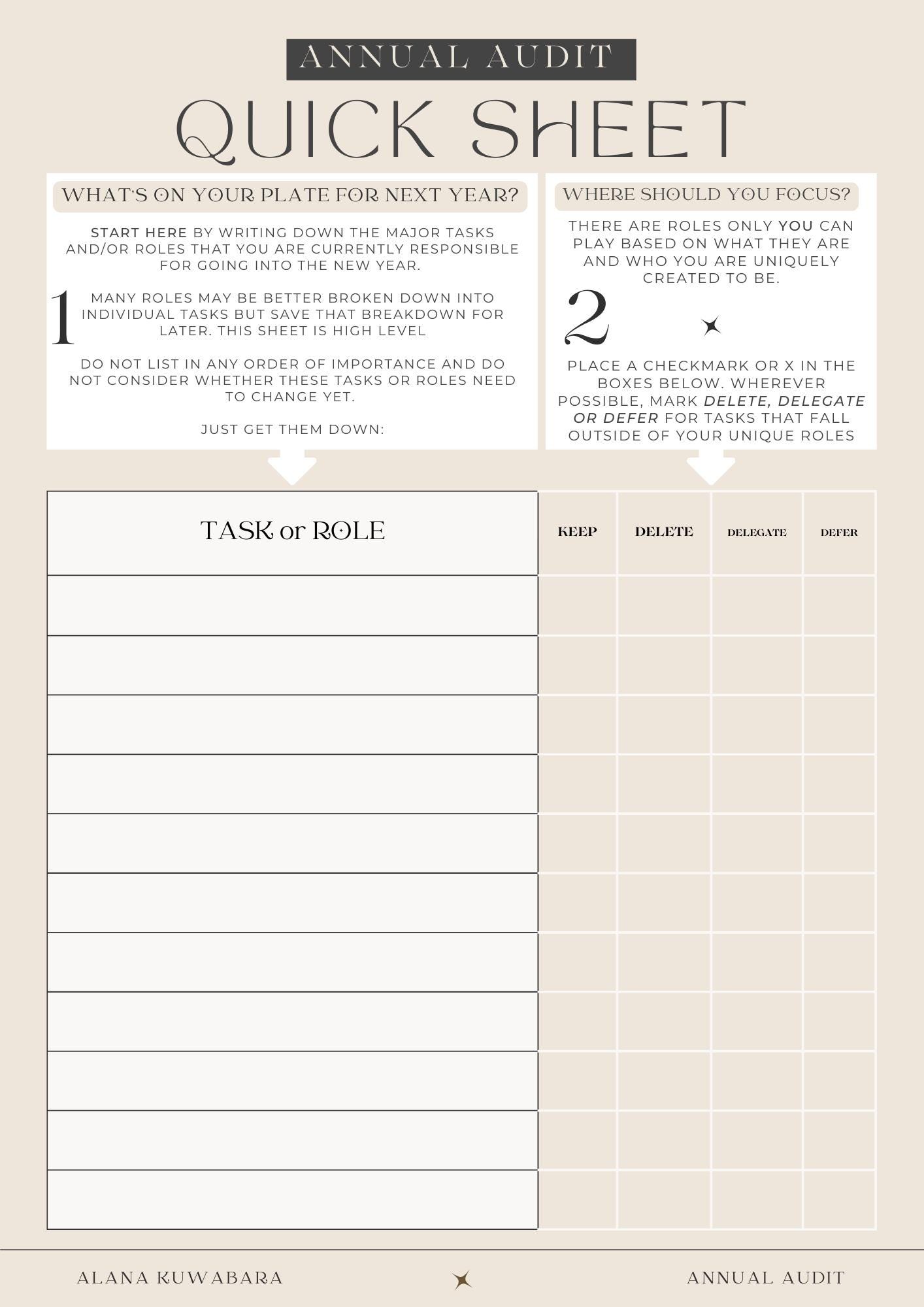 Annual Audit Process Workbook - Etsy
