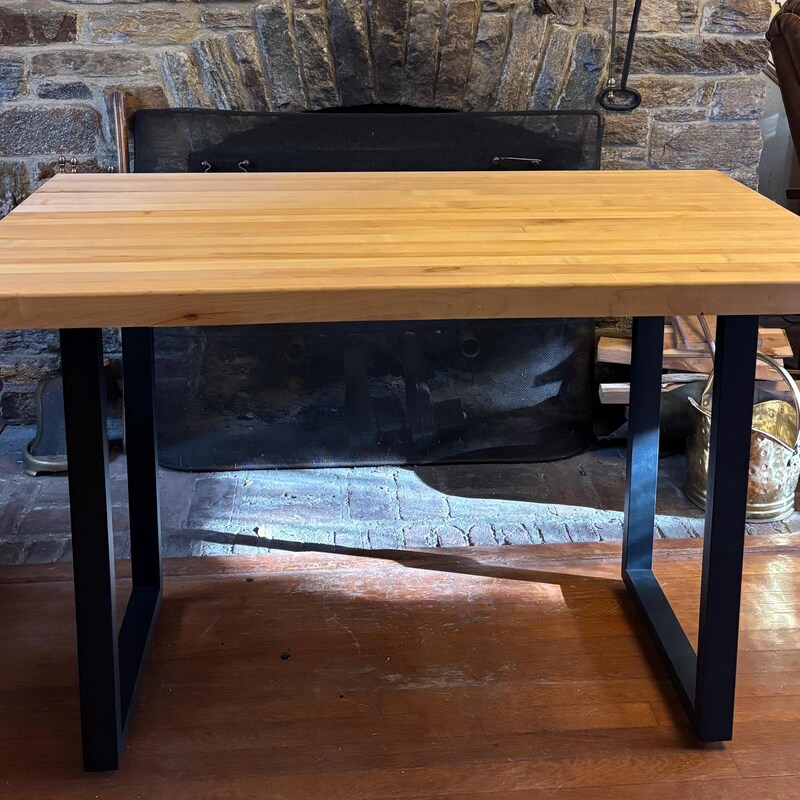Butcher Block Dining Table - Etsy
