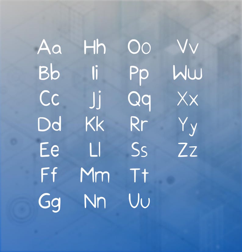 Guideline Hand-drawn Font Typeface for Creative Projects - Etsy