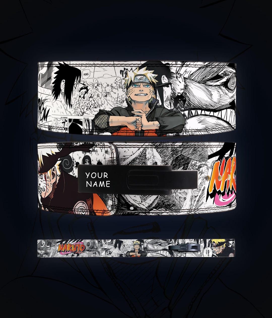 Naruto Anime Lever Lifting Belt Weightlifting Anime Belt Powerlifting ...