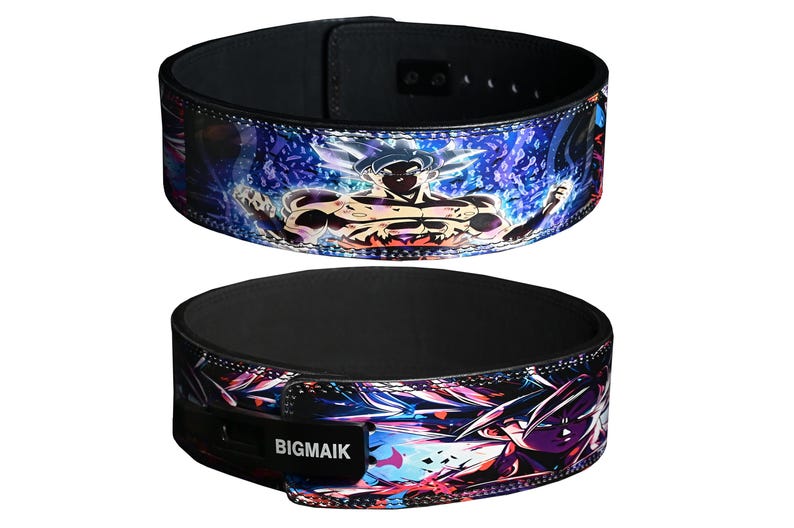 Goku Anime Belt Goku Ultra Instinct Belt Powerlifting Custom Lever Belt ...