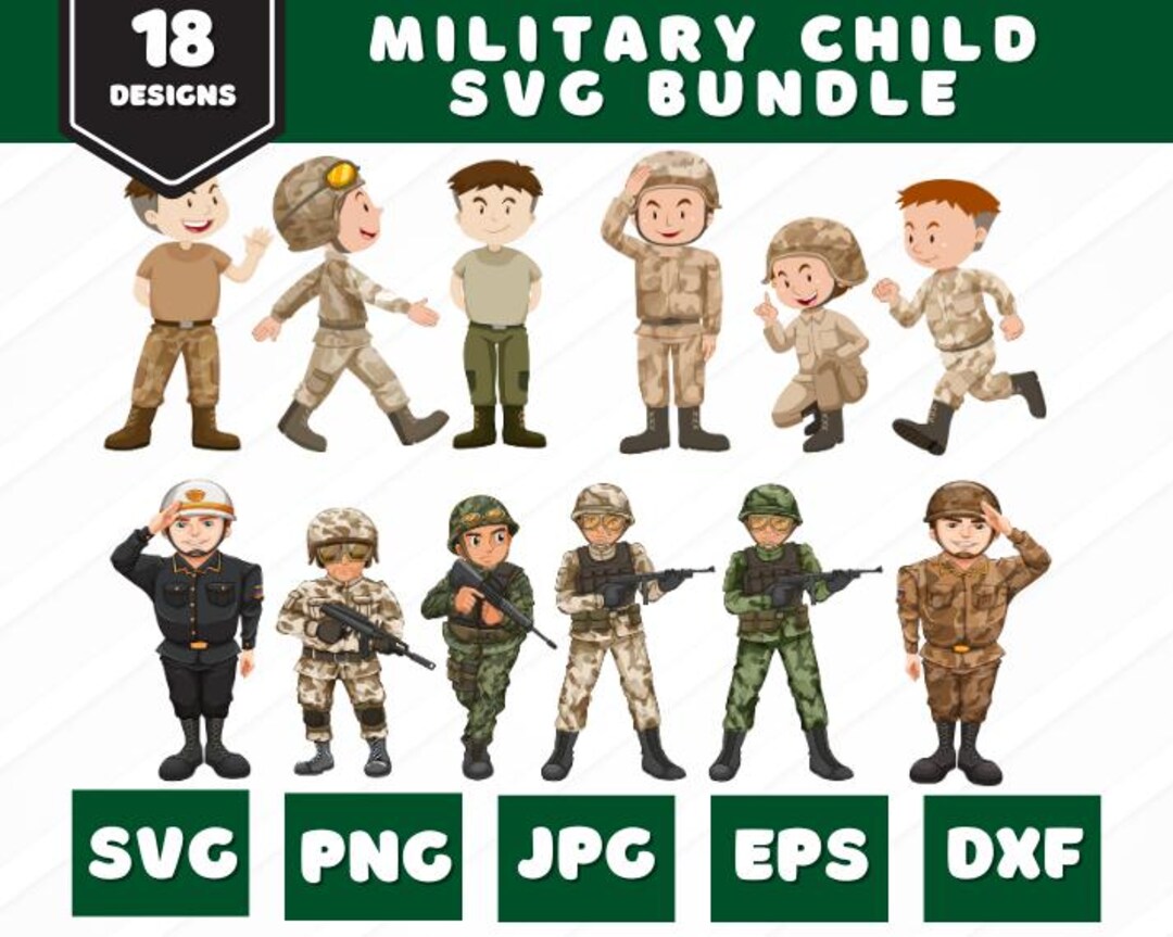 Military Child SVG PNG Bundle| Military Kids Png| Purple up Png| Month ...