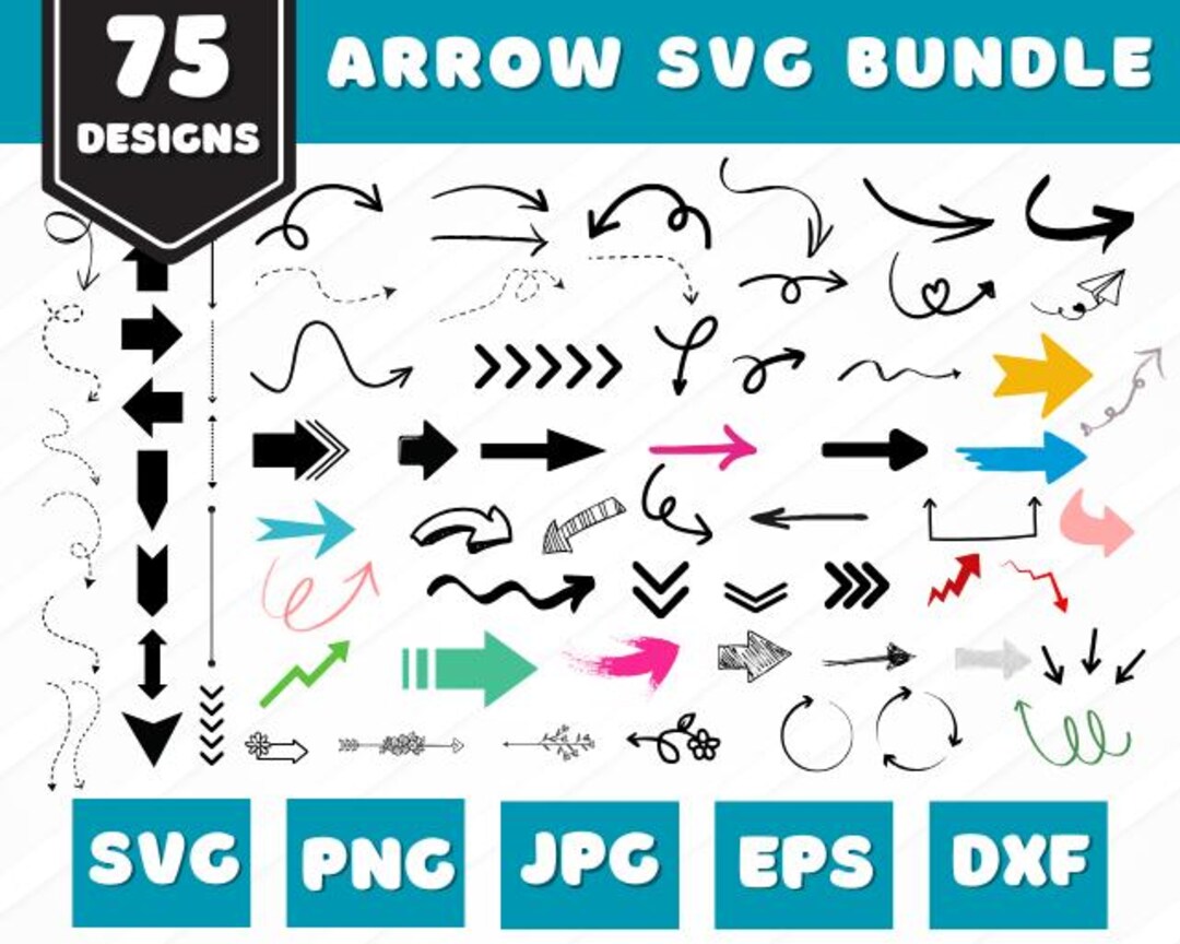 Arrows SVG Bundle, Arrows SVG, Arrow Signs Svg Bundle, Right Arrow Svg ...