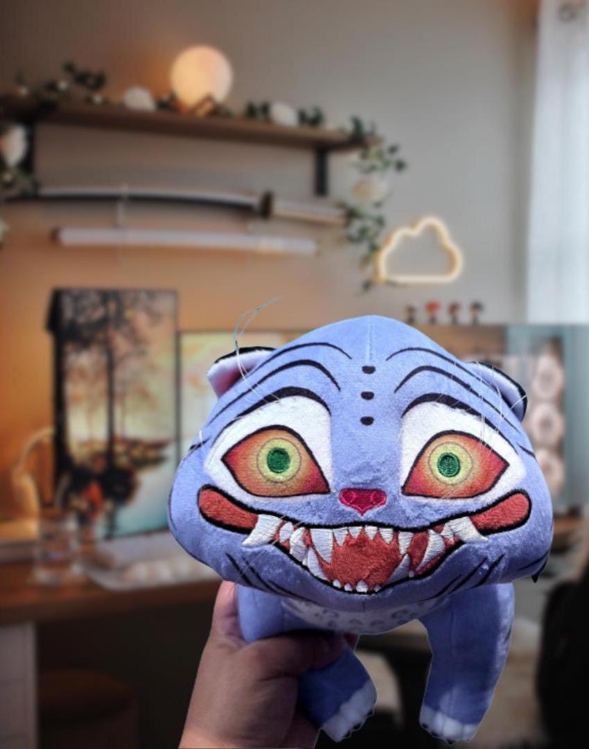 K-pop Demon Hunters Plush | Demon Hunter Plush | Grinning Demon Cat ...