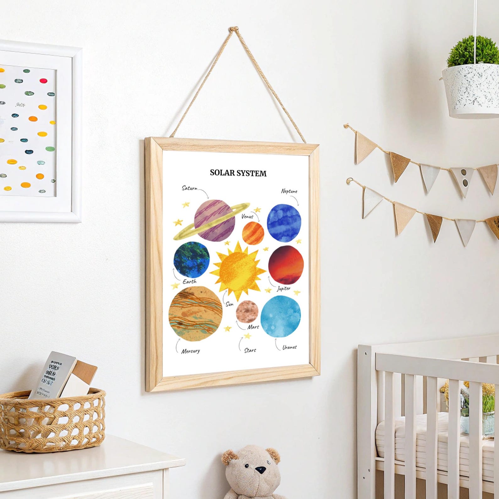 Educational Preschool Posters Set of 15 Printable Nursery Decor Wall ...