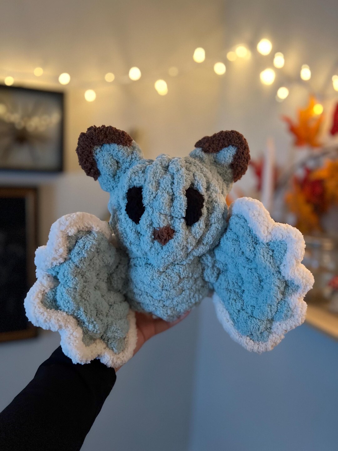 Stuffed Animal Bat, Handknit Bat Plushie, Christmas Plushie, Bat ...