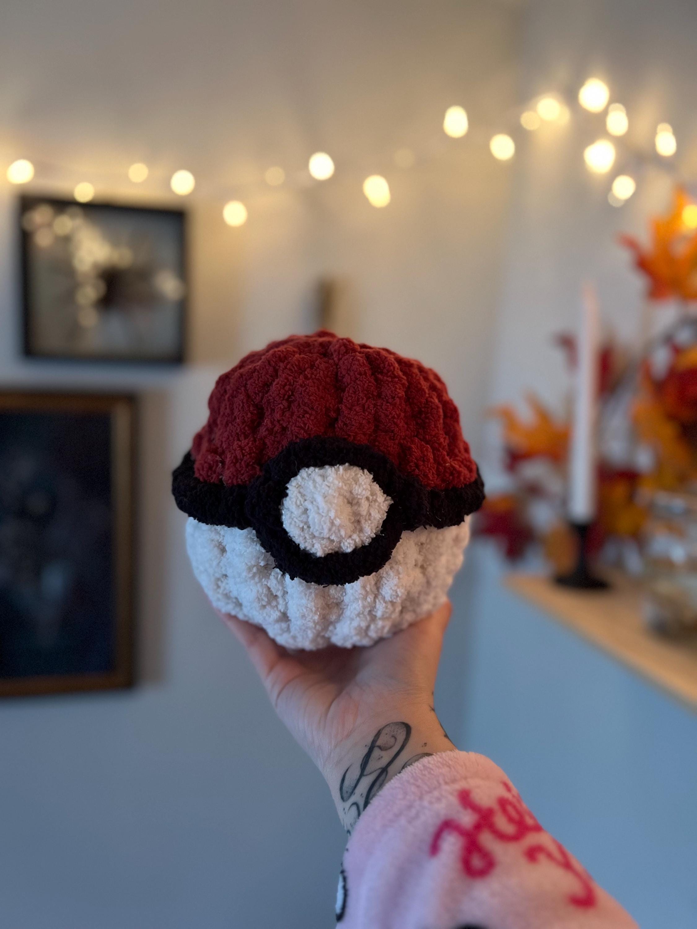 Pokeball, Pokemon Plushie, Pokeball Plushie, Pokemon, Amigurumi - Etsy
