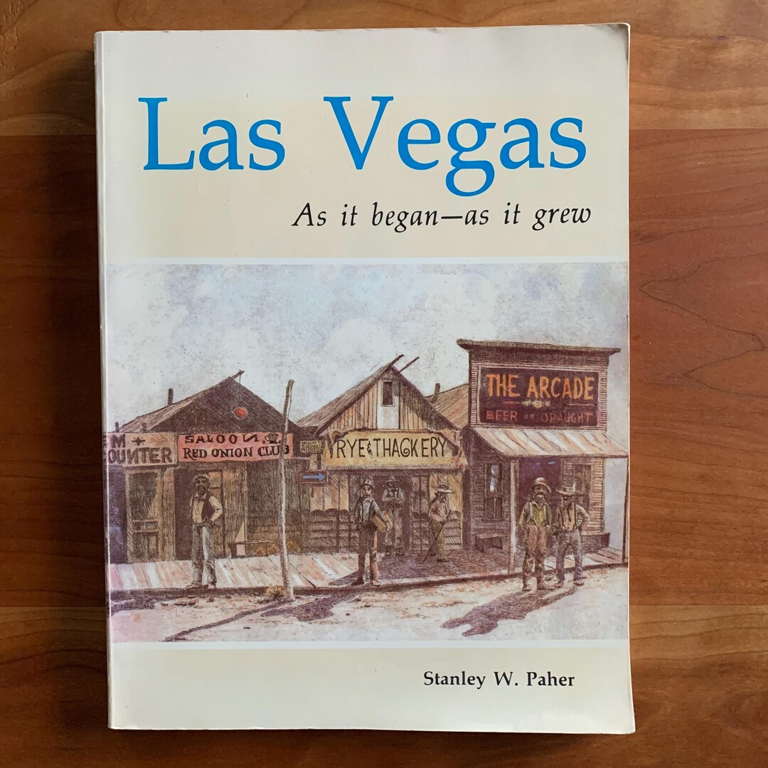 Vintage 70s Las Vegas - as It Began - as It Grew by Stanley W. Paher - Etsy