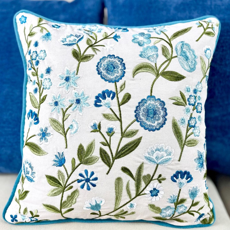 Embroidered Pillow Covers - Etsy