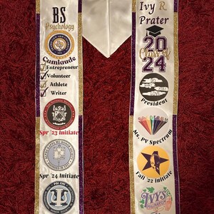 Custom-made Graduation Stole - Etsy