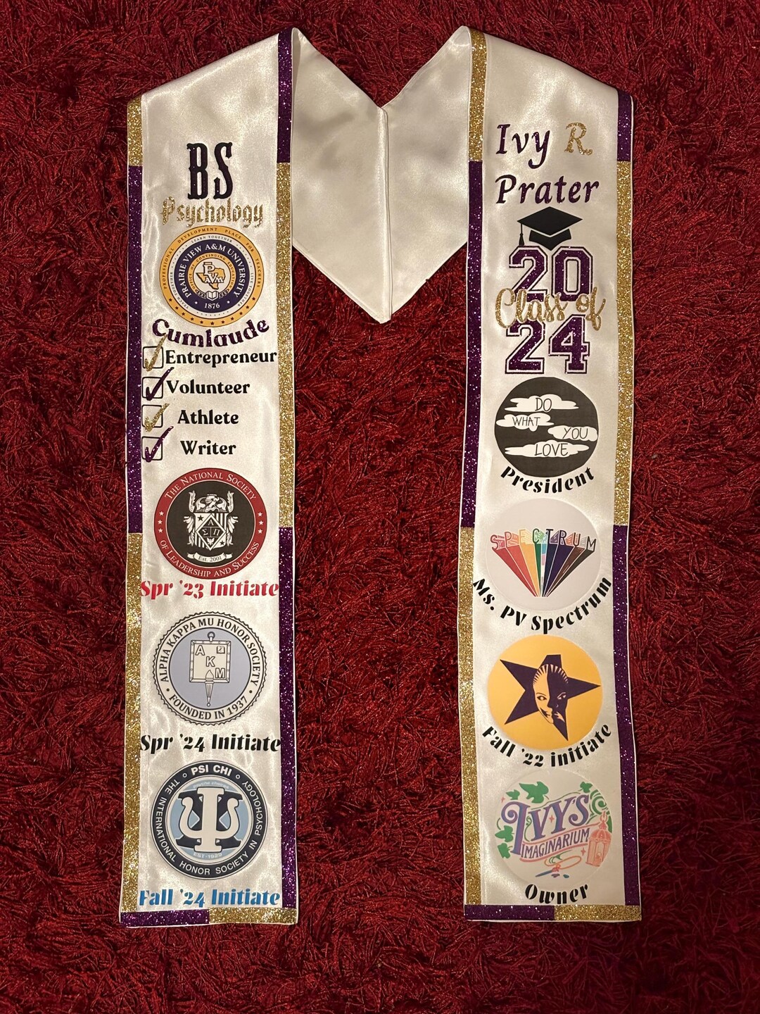 Custom-made Graduation Stole - Etsy