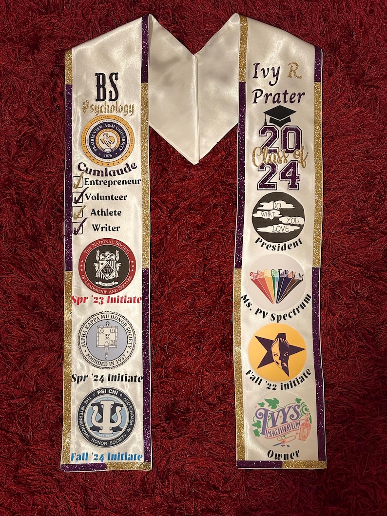 Custom-made Graduation Stole - Etsy
