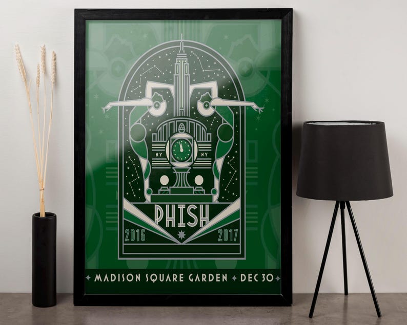 Phish Madison Square Garden Poster, Phish New York NY Tour July 28 aug5 2023 Poster, Summer Tour ...