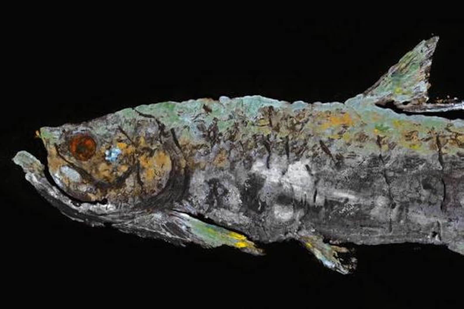 Tarpon - "moonlight Cruiser" - Gyotaku Fish Rubbing - Limited Edition ...