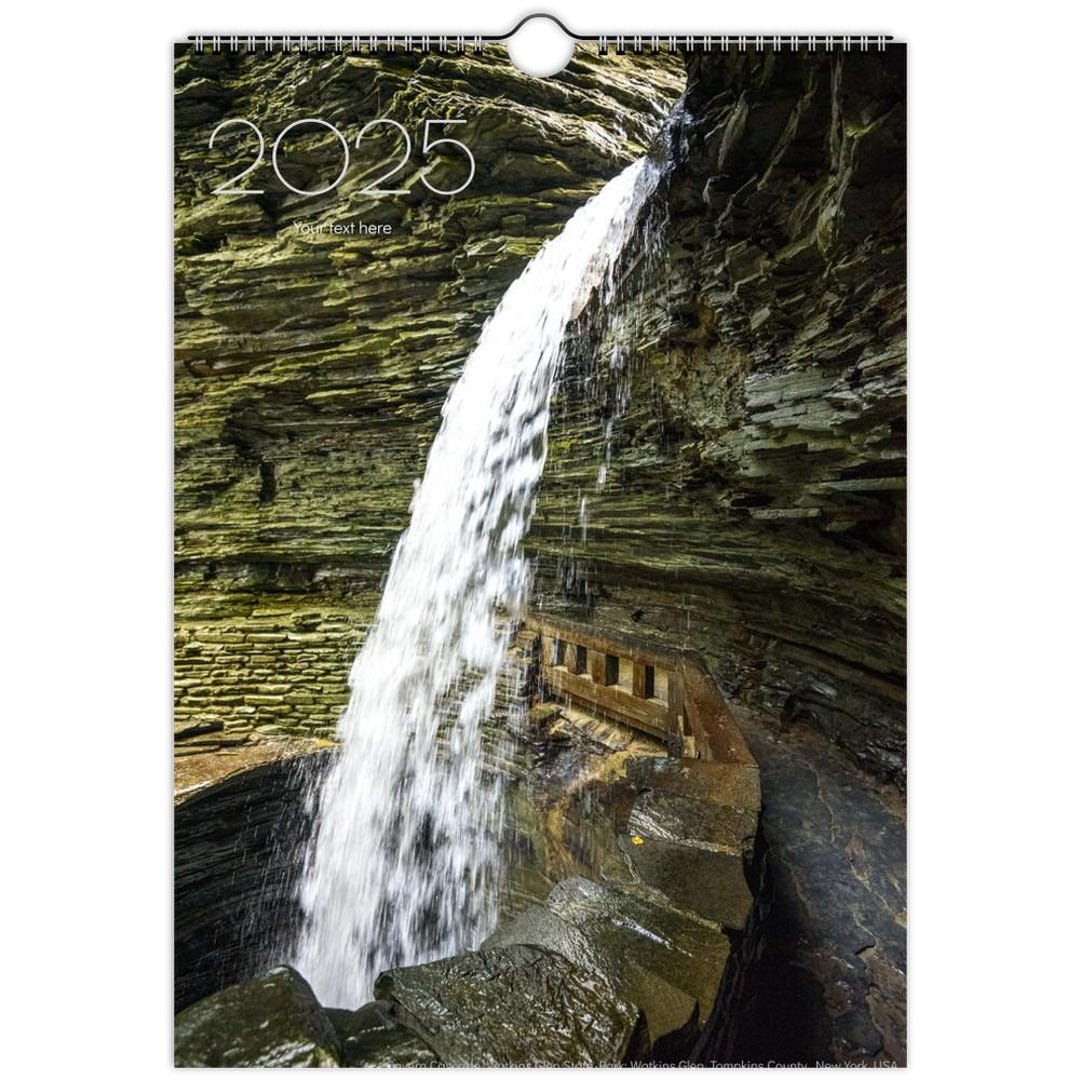 New York Favorite Waterfalls - Wall Calendars 2025 (vertical) - Etsy