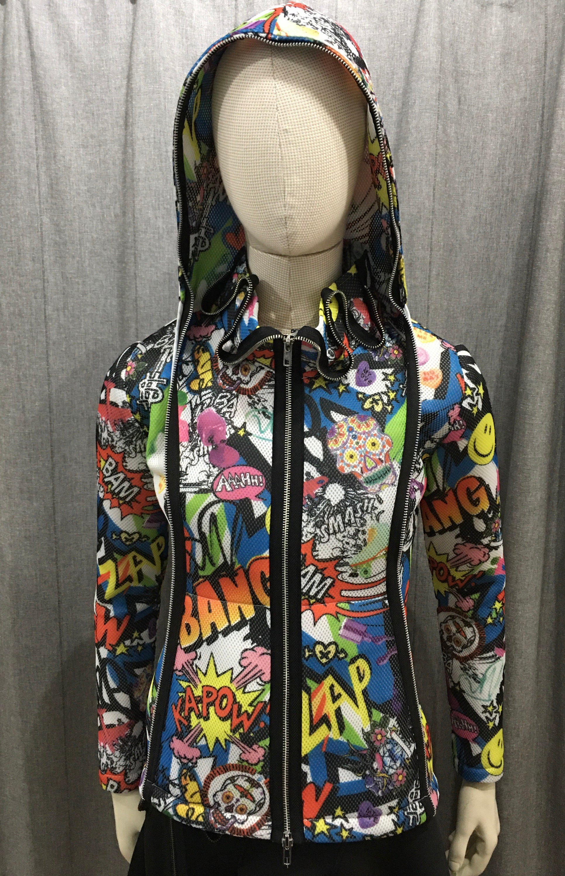 Women Comic Pop Art Neoprene Jacket - Etsy