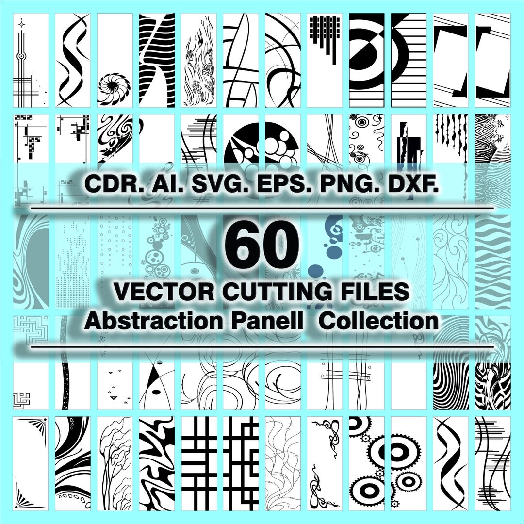Decorative Panel SVG. 60vector Files. 360digital Files Cdr,dxf,eps,svg ...
