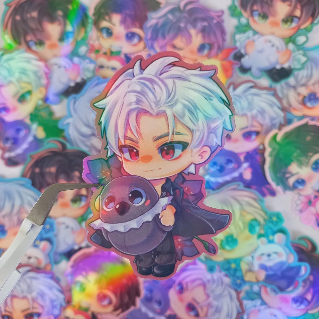 Sylus Sticker - Love and Deepspace - - Holographic Sticker - Vinyl ...